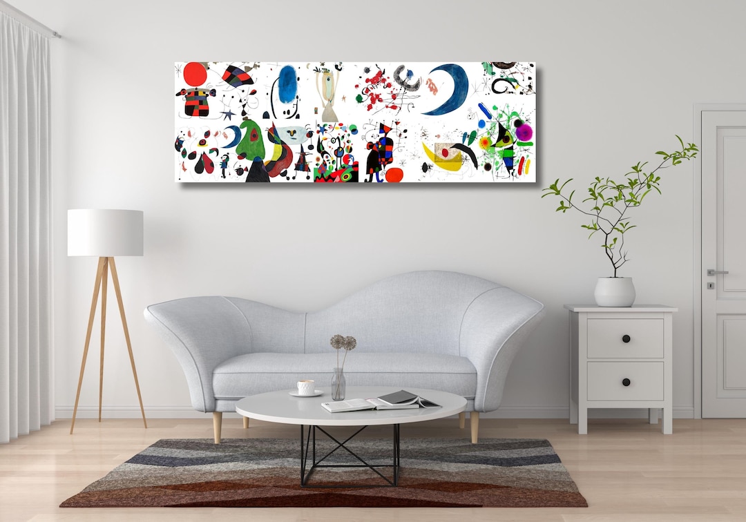 Joan Miro Canvas Print ,abstract Print,joan Miro Collage Poster, Canvas ...