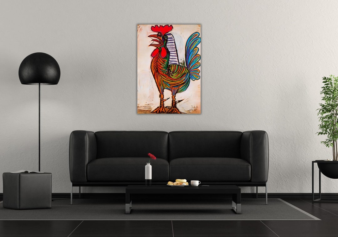 Pablo Picasso Rooster Canvas Wall Art, Picasso Poster,picasso Print ...