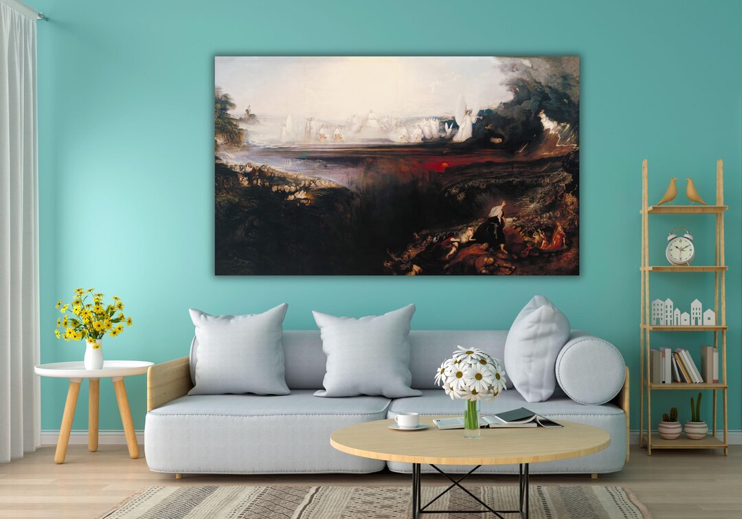 John Martin 'the Last Judgement' Canvas Art Print, Romanticism Wall ...