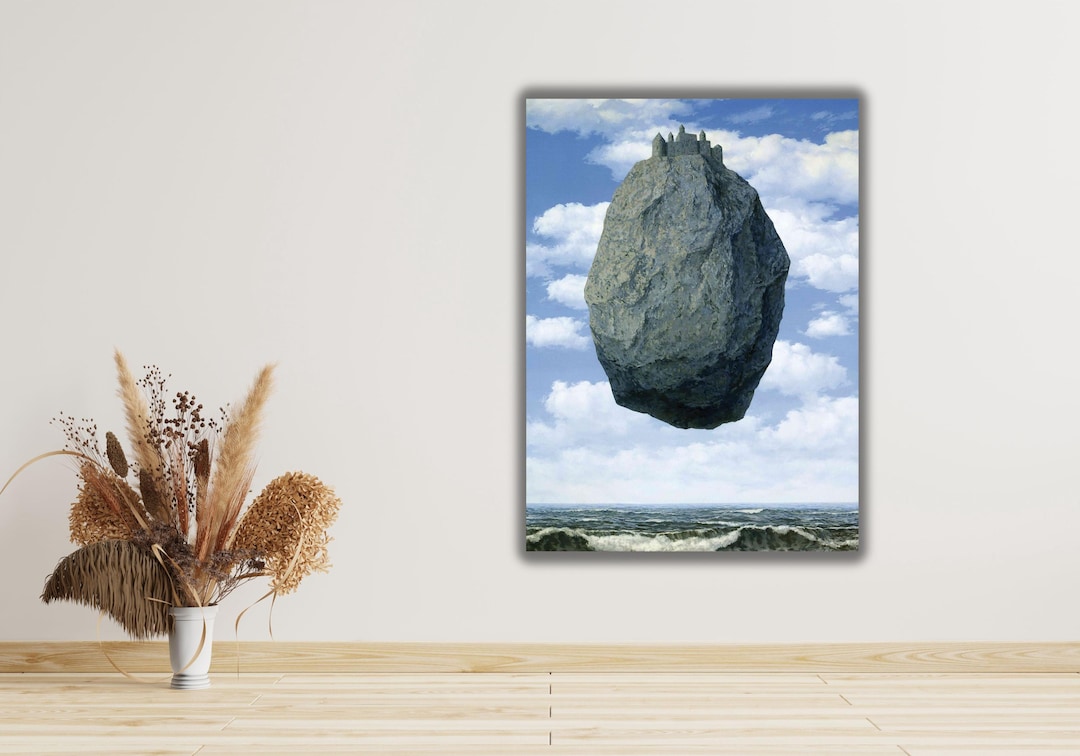 The Castle in the Pyrenees (1959) by Rene Magritte, Magritte Rene Wall ...