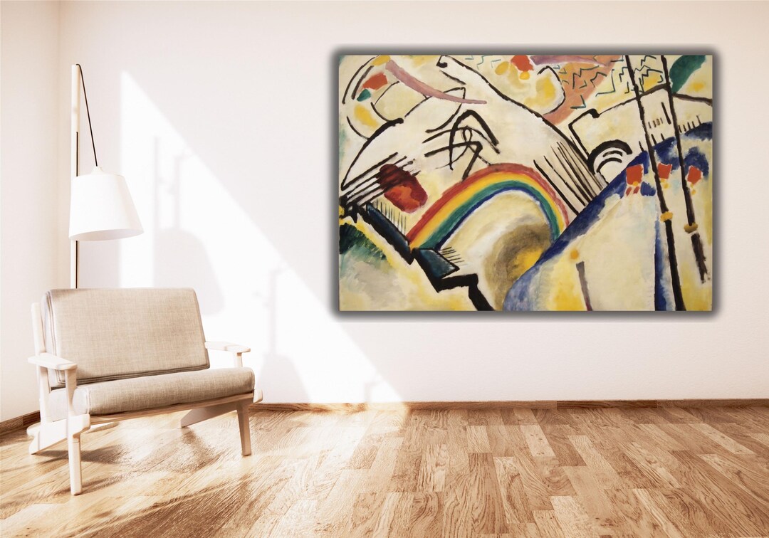 Wassily Kandinsky Cossacks 1910 Canvas Wall Art,kandinsky Cosaques Art ...