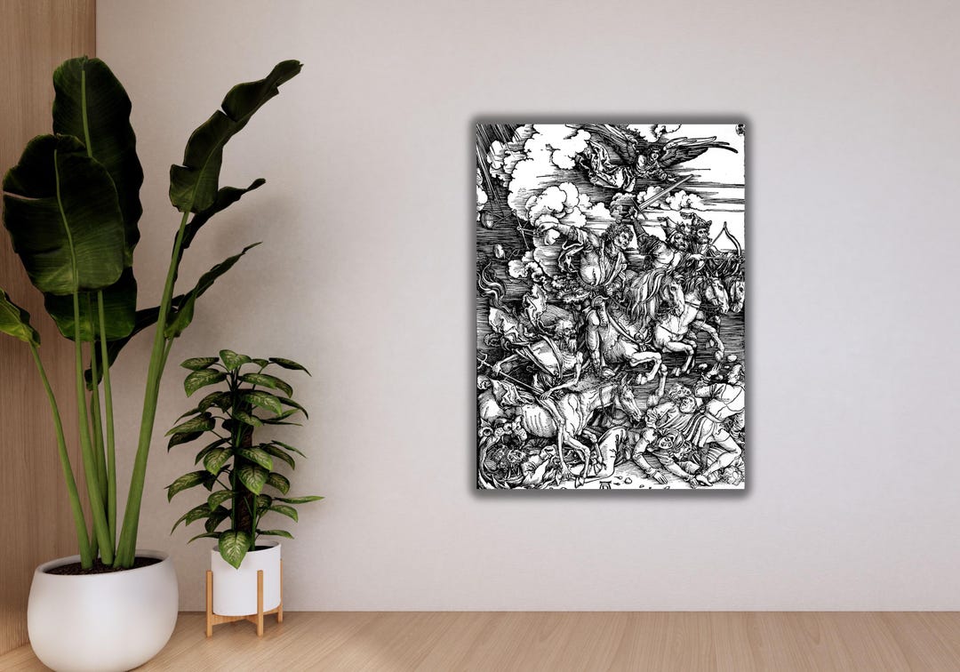 Albrecht Durer the Four Horsemen and the Apocalypse Canvas Wall Art ...
