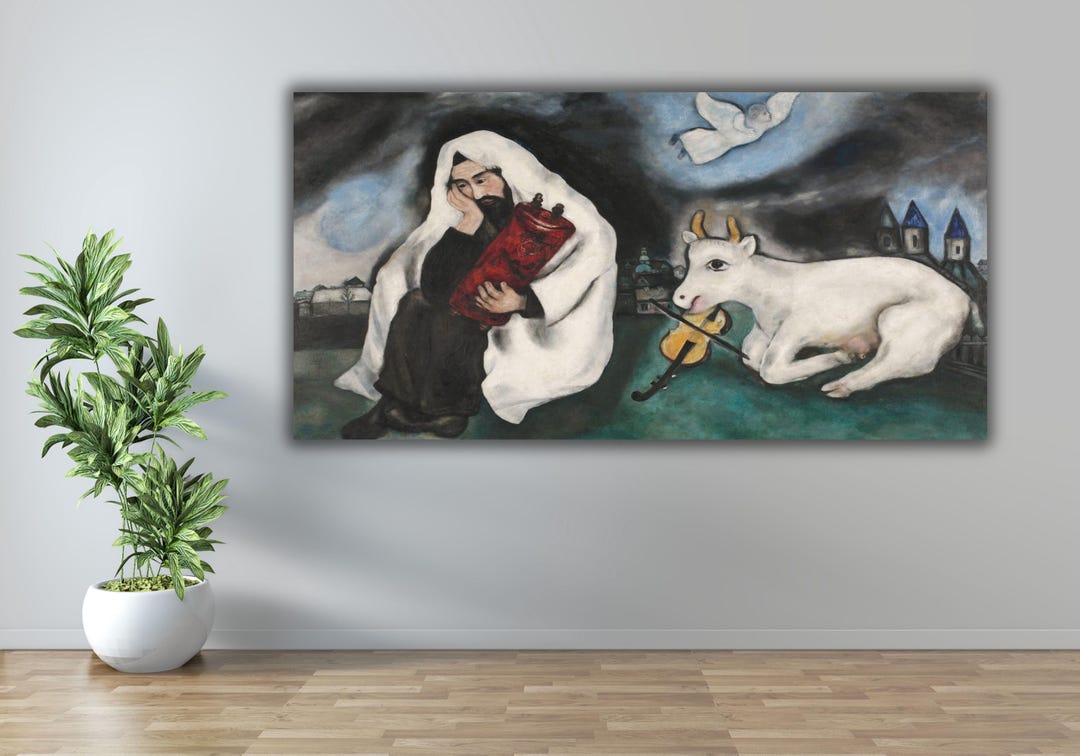 Marc Chagall Solitude Canvas Wall Art,chagall Art Exhibition Poster ...
