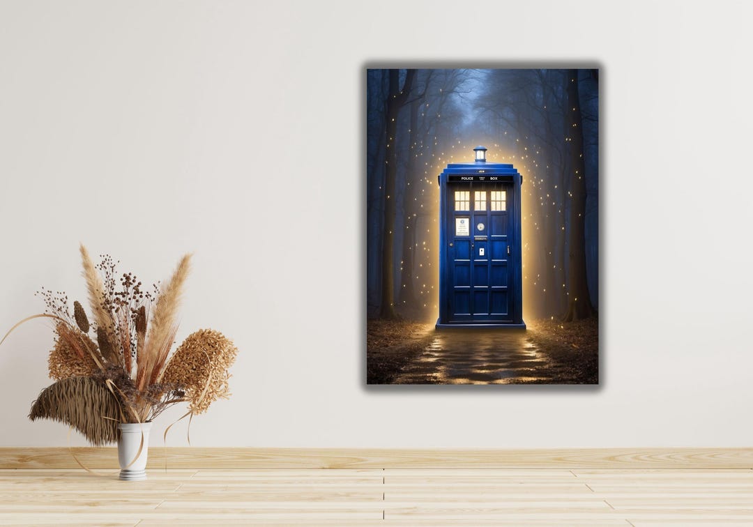 Doctor Who Tardis Box Canvas Wall Art Print,doctor Whotardis Art Poster ...
