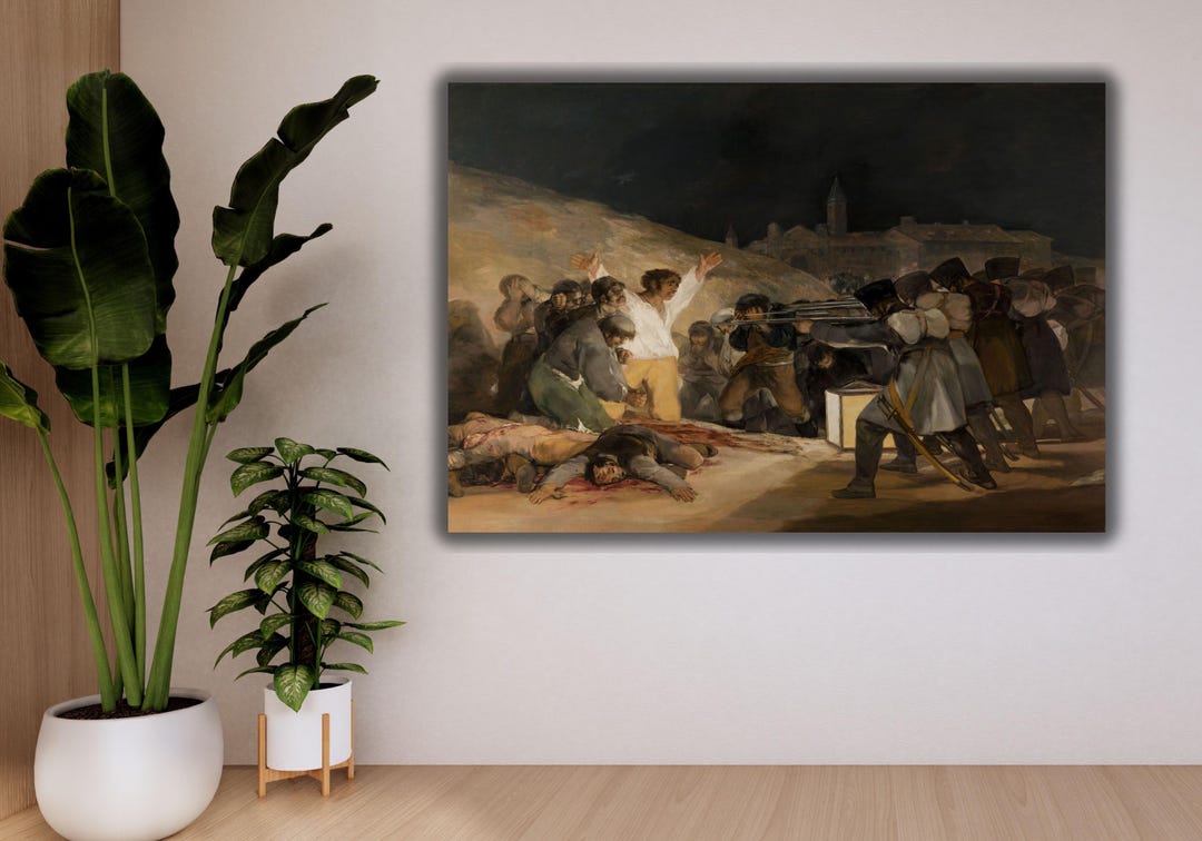 Francisco Goya the Third of May Ready to Hang Canvas Wall Art,francisco Goya El Tres De Mayo Art ...