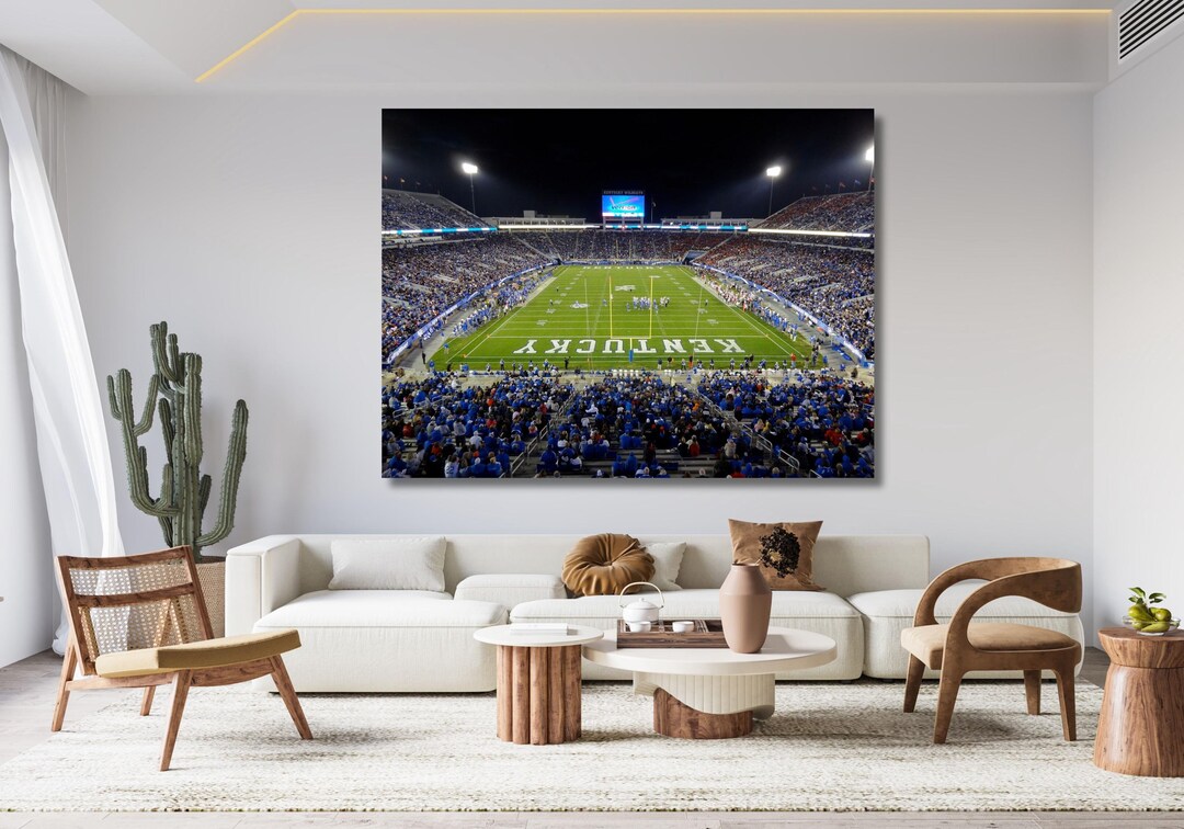 Kentucky Wildcats Stadium Canvas, Kroger Field Stadium Wall Art ...