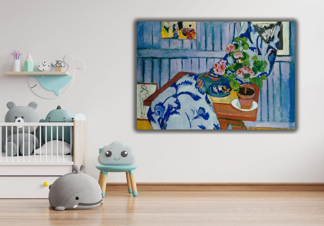 Henri Matisse Still Life With Geraniums, Abstract Canvas Poster - Etsy