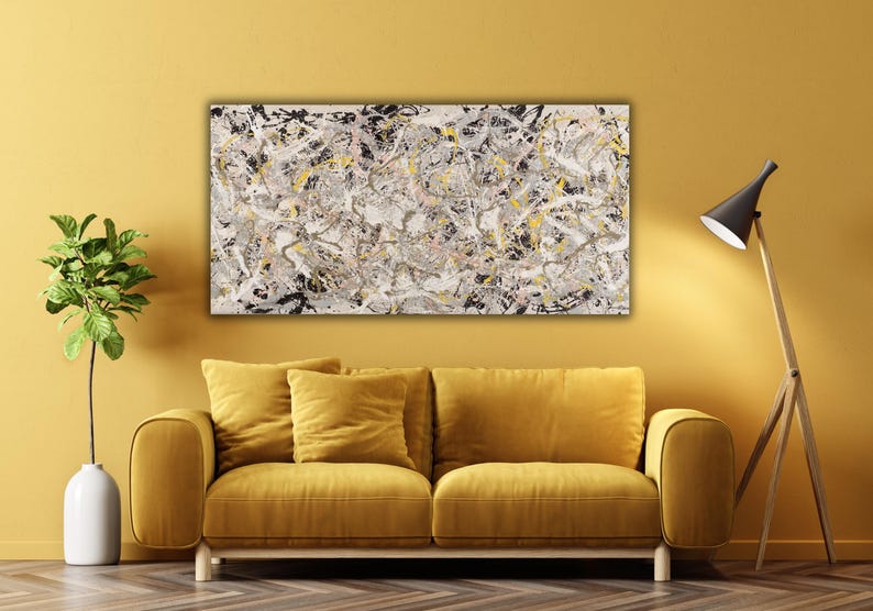 Jackson Pollock Number 27 1950 Canvas Wall Art Print,jackson Pollock ...