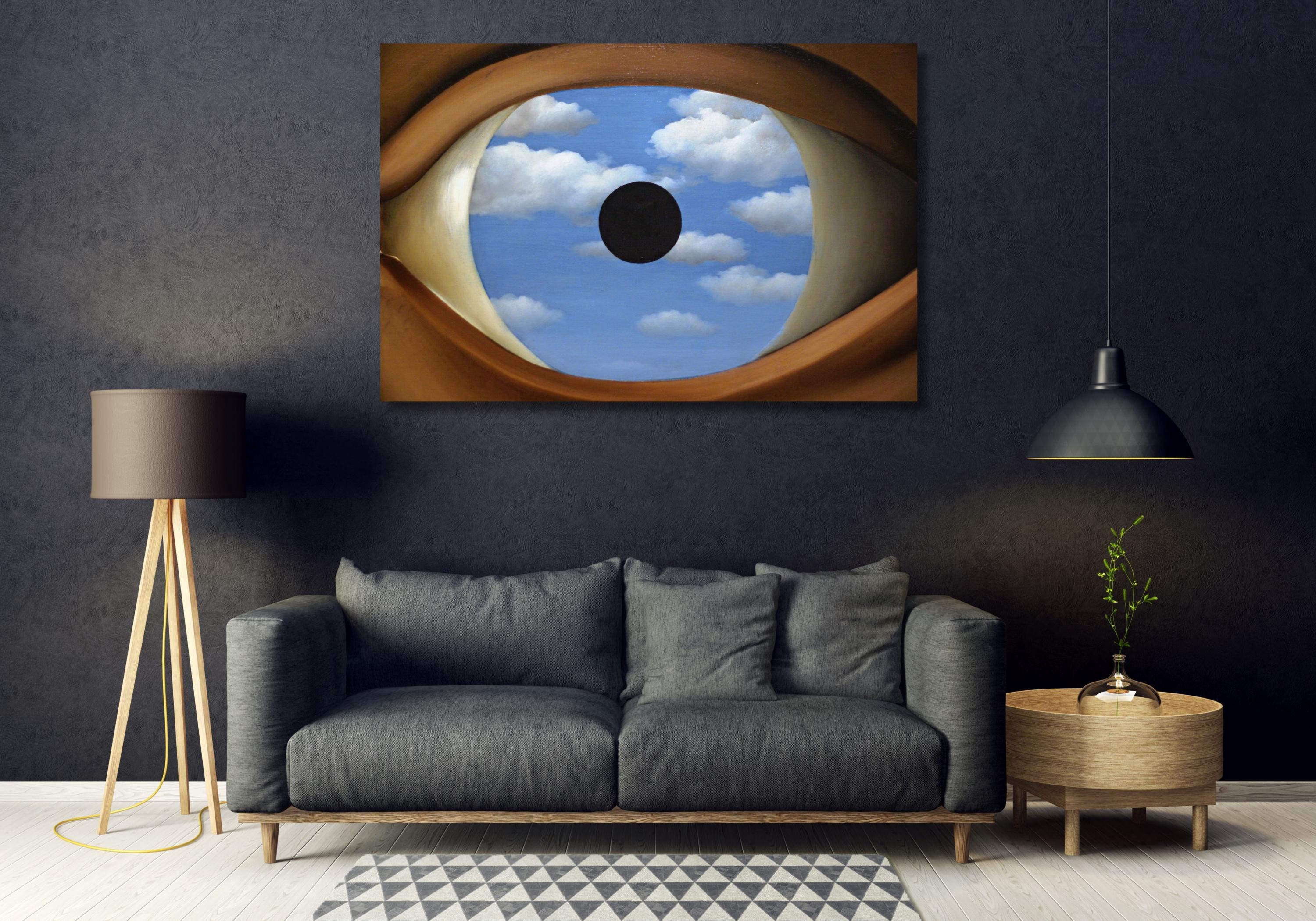 Rene Magritte Eye Canvas Wall Art, Rene Magritte Eye Poster, Rene ...