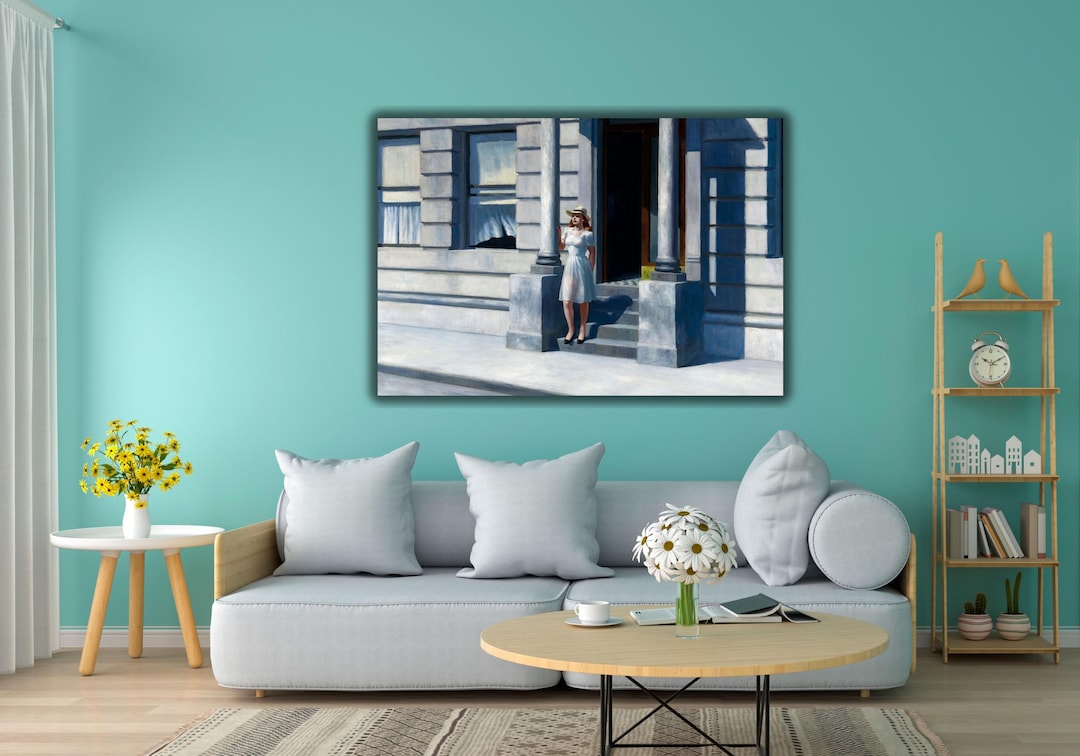 Edward Hopper Summertime Canvas Wall Art Print,summertime Canvas Poster ...
