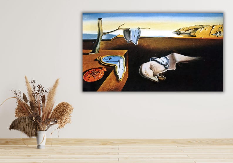 Salvador Dali the Persistence of Memory 1931 Canvas Wall Art, Fine Art ...