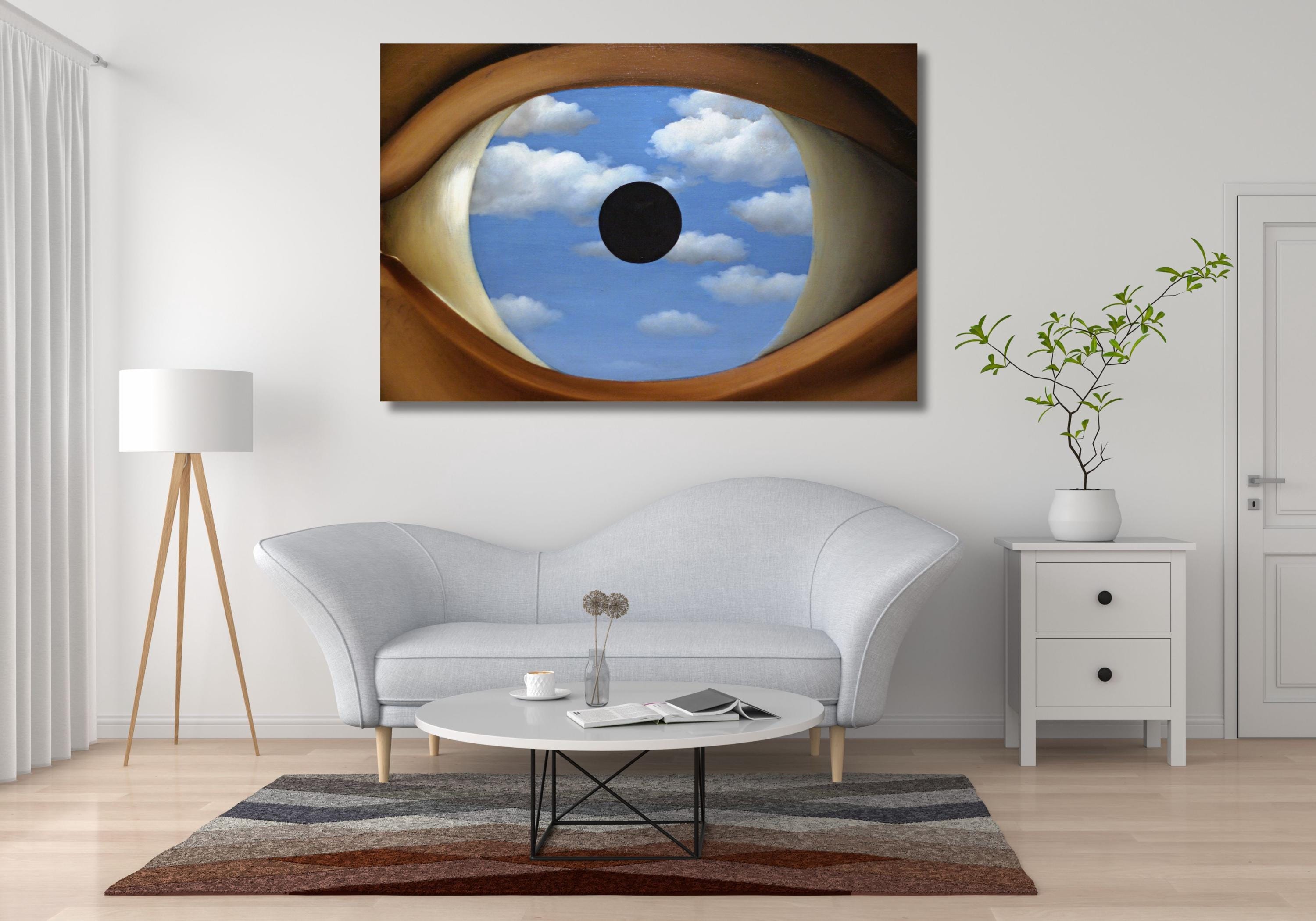 Rene Magritte Eye Canvas Wall Art, Rene Magritte Eye Poster, Rene ...