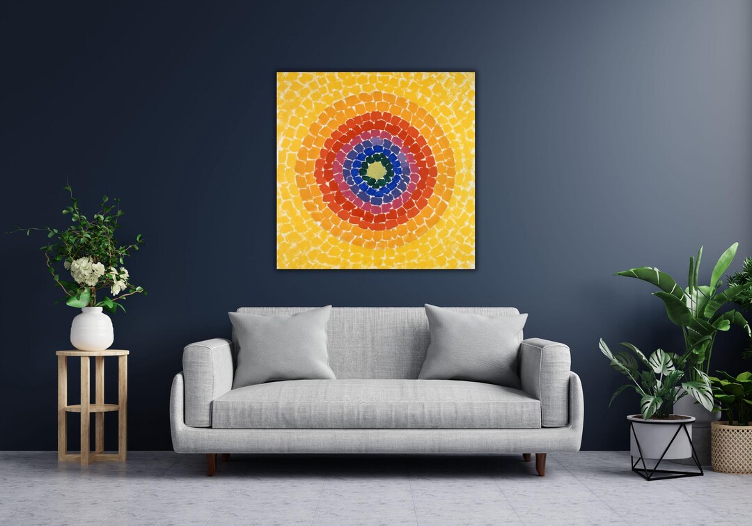 Alma Thomas Abstract Art Canvas Print, Ressurection Poster Reproduction ...