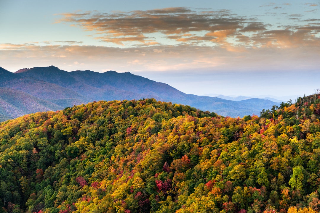 Blue Ridge Mountains Iconic Photography, North Carolina Wall Art Print ...