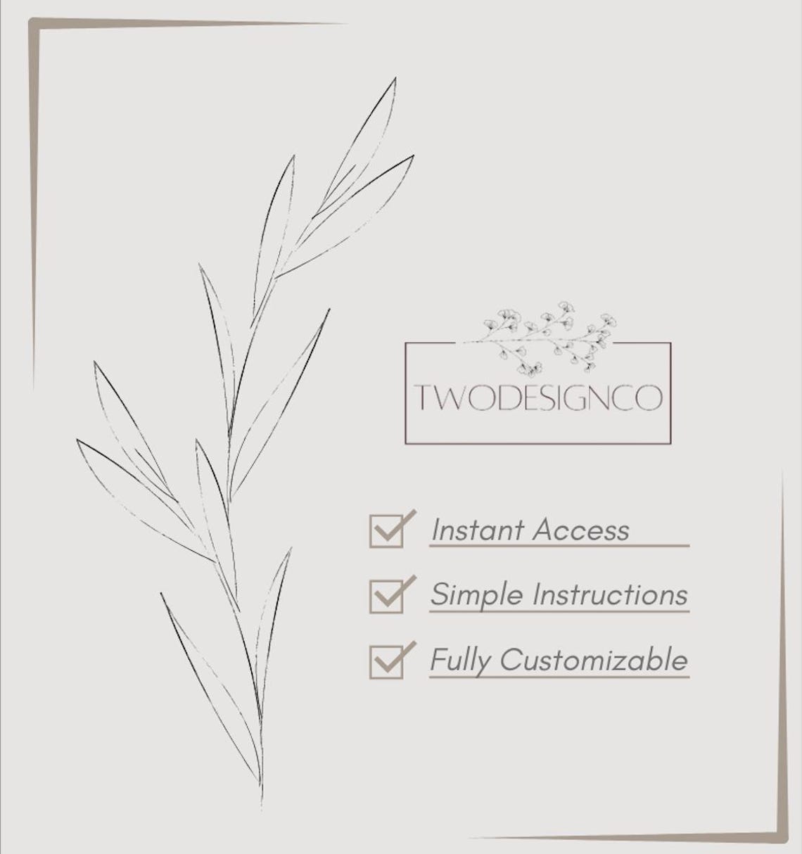 Minimalist Wedding Vendor Thank You Card Template | Digital File ...