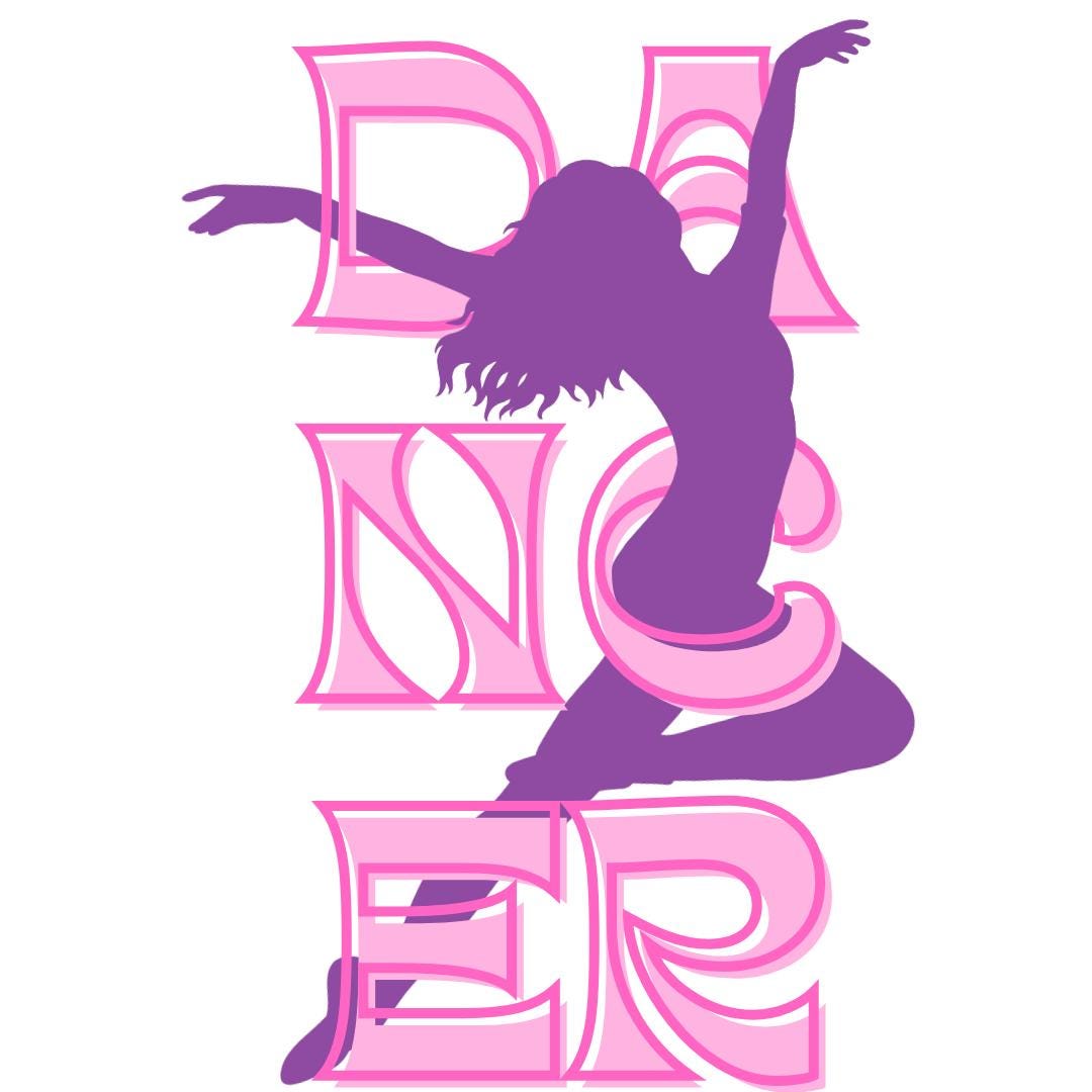 Purple Dancer SVG PNG HD Digital Download – Ballet Dance Clipart for ...
