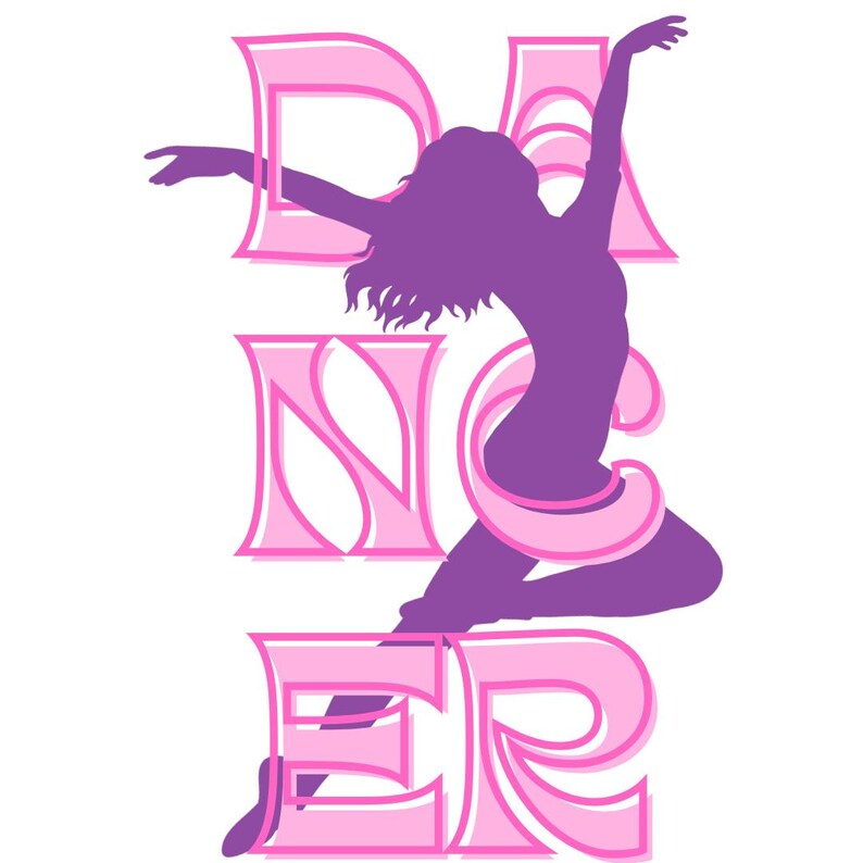 Purple Dancer SVG PNG HD Digital Download – Ballet Dance Clipart for ...