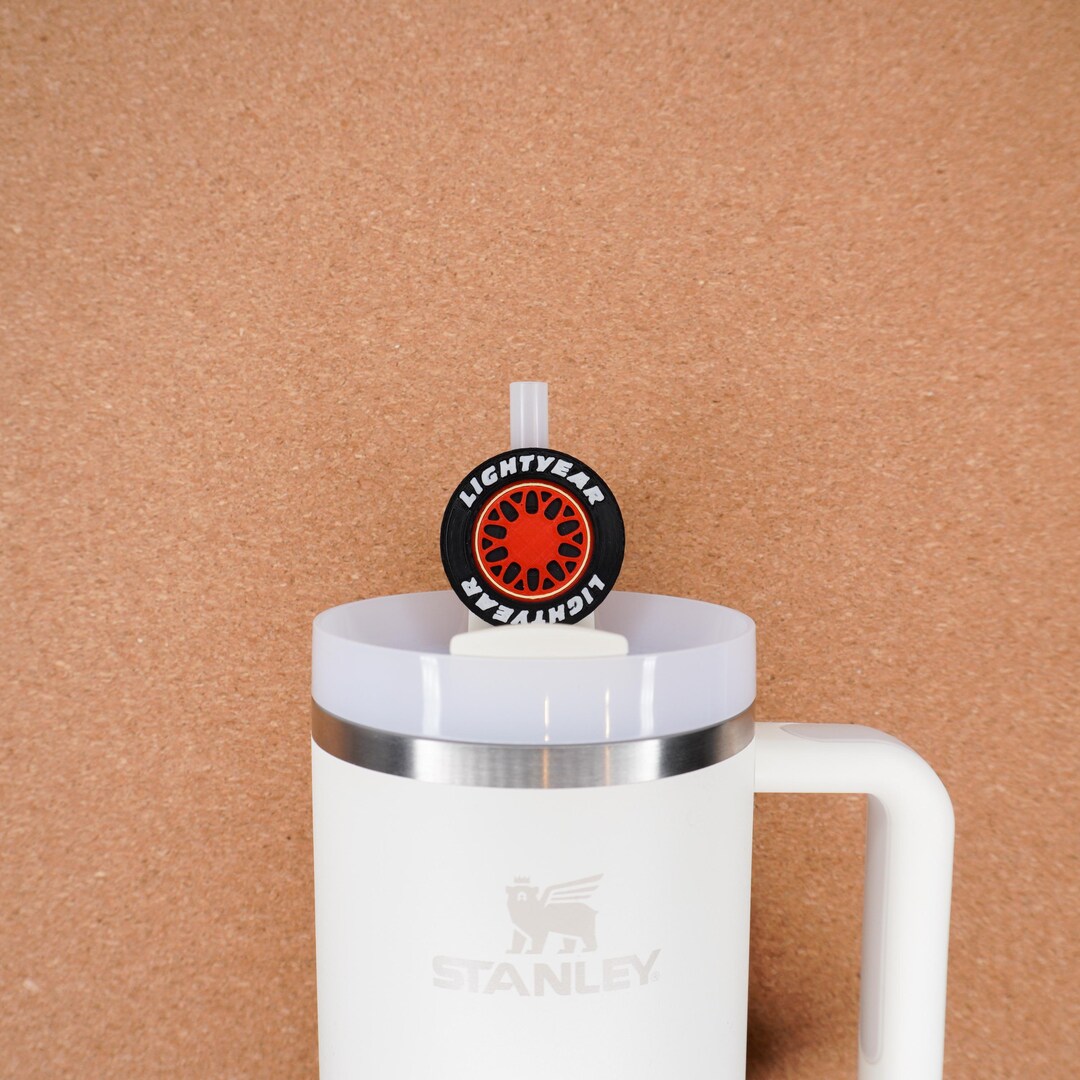 Lightning Mcqueen Tire Straw Topper | Disney Cars Tumbler Charm - Etsy
