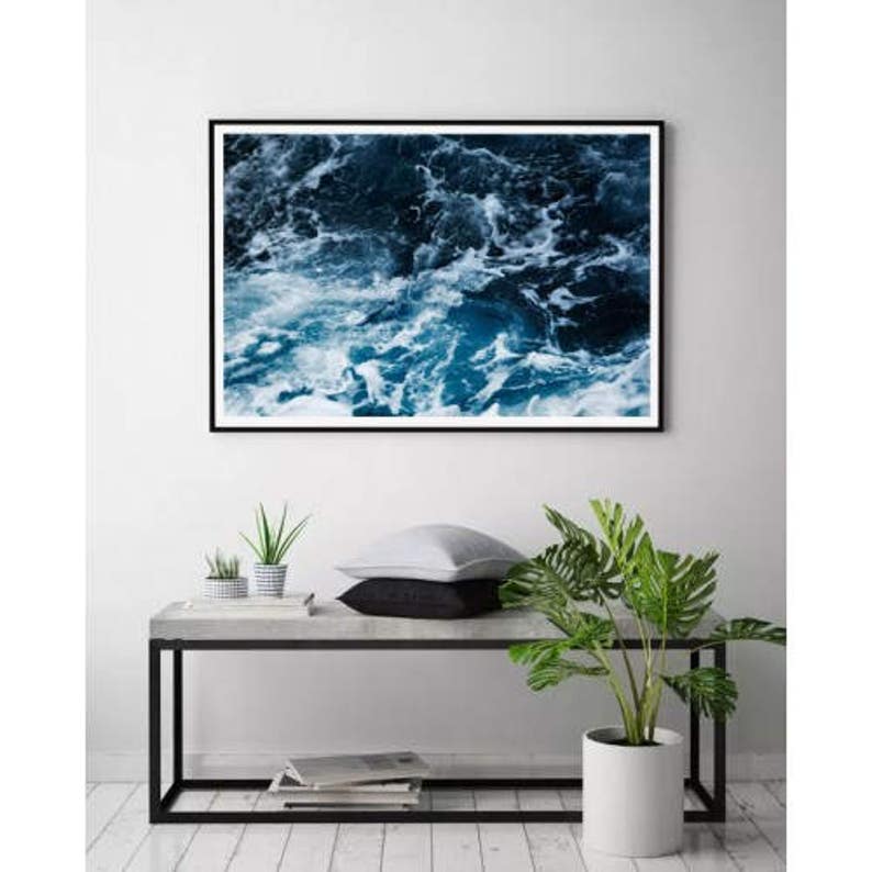 Ocean Print, Ocean Photography Print, Blue Ocean Print Sea Print ...