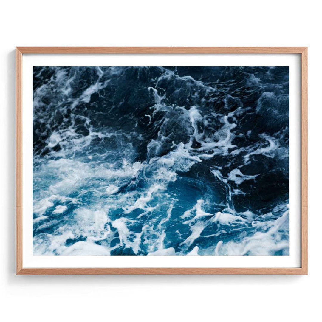 Ocean Print, Ocean Photography Print, Blue Ocean Print Sea Print ...