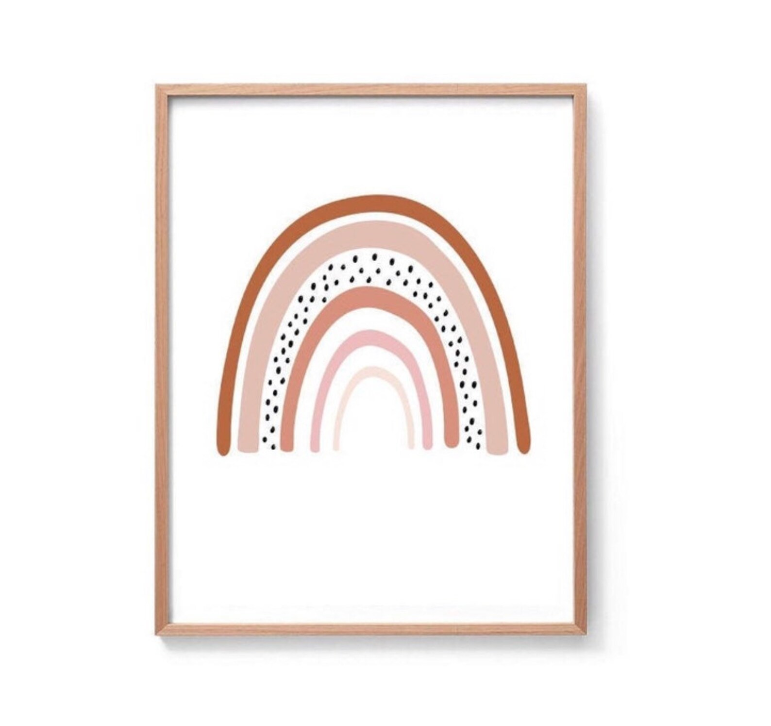 Rainbow Print, Boho Rainbow Wall Art, Kids Room Decor, Boho Nursery ...