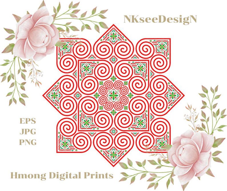 Hmong Pattern, Hmong Design, Hmong Digital, Hmong Product, Hmong Ethnic ...