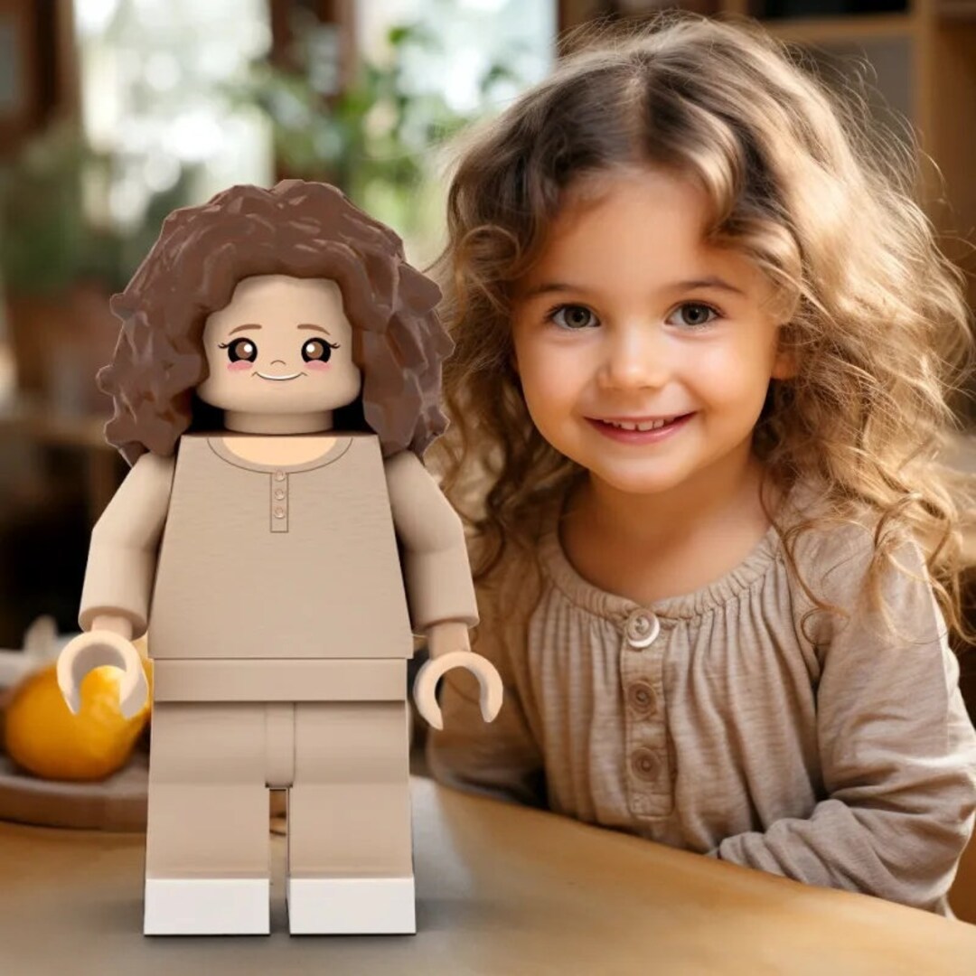 3D Custom Giant Minifigs, Personalized Photo Giant Minifigs,turn Your ...