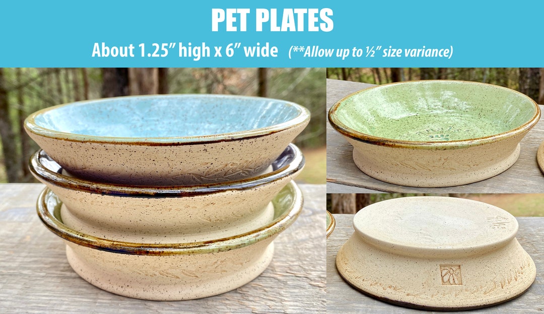 Custom Order Pet PLATE, Ceramic Pottery Personalized Cat Dog Bunny ...