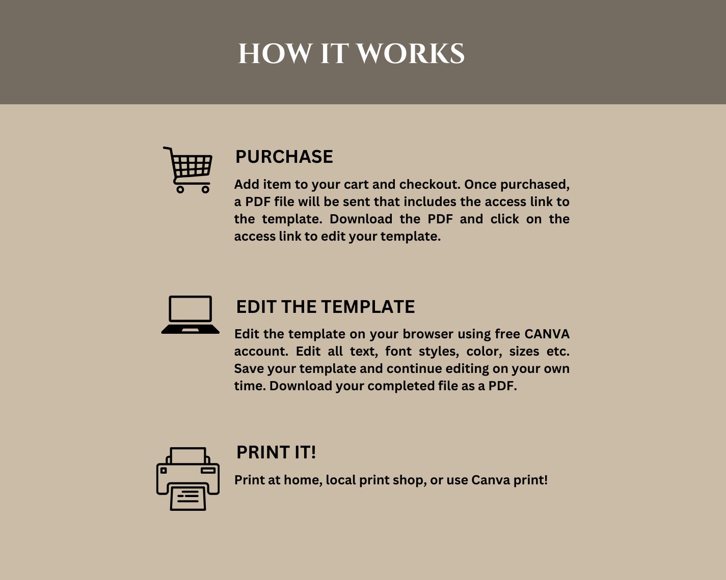 Baby Shower Bundle Template - Etsy