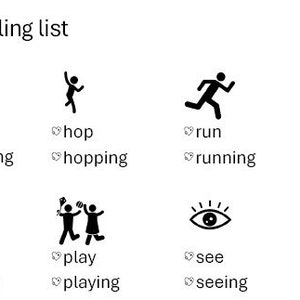 Spelling List: Starting Easy grade 3 10 Pages Printable Black and White ...