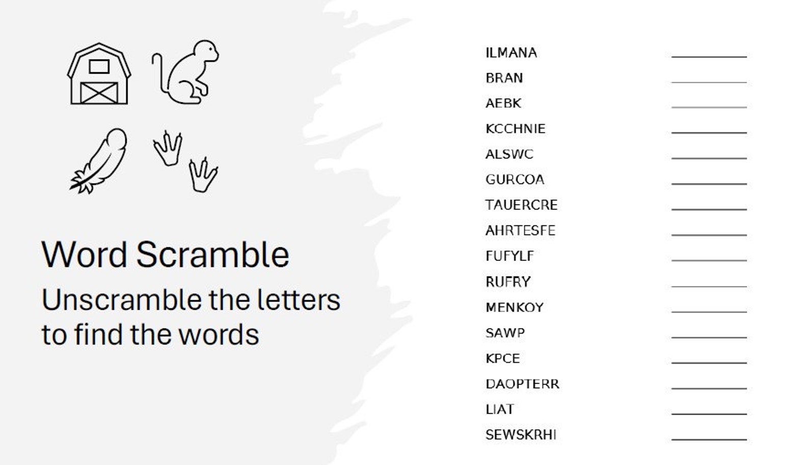Grade 3 Spelling: Animal Words | Printable Teaching Resources. Includes ...