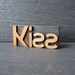 A Simple KISS Vintage Letterpress Word Free UK Shipping - Etsy