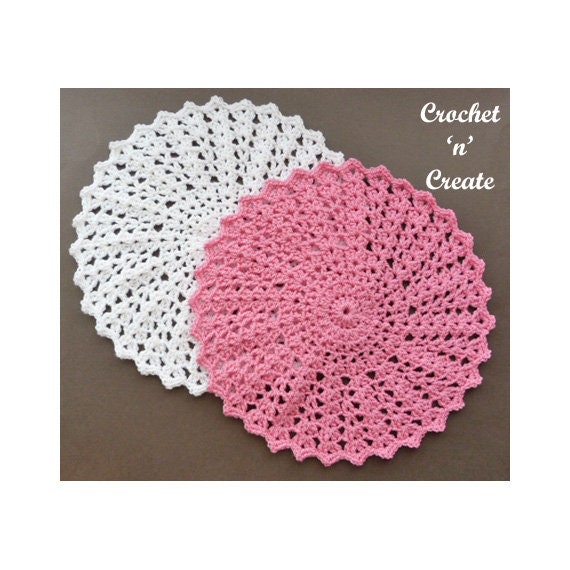 Crochet Shell Doily Crochet Pattern DOWNLOAD CNC115 | Etsy