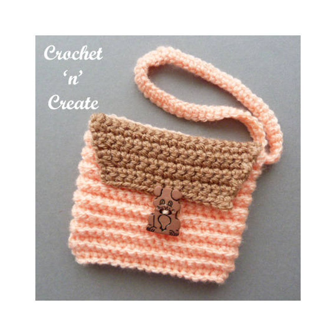 Crochet Ribbed Wrist Purse Crochet Pattern DOWNLOAD CNC88 - Etsy