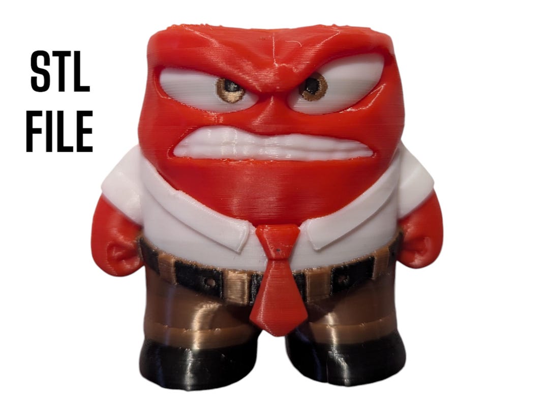 STL File Angry Vice Versa Figurine 3D Model Download Custom Decoration ...