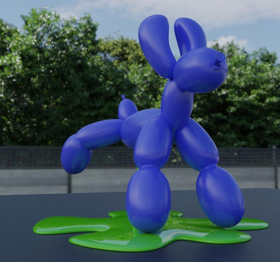 STL Dog Balloon Pee, Fun Home Decor, Original Home Addition, Gift Idea ...