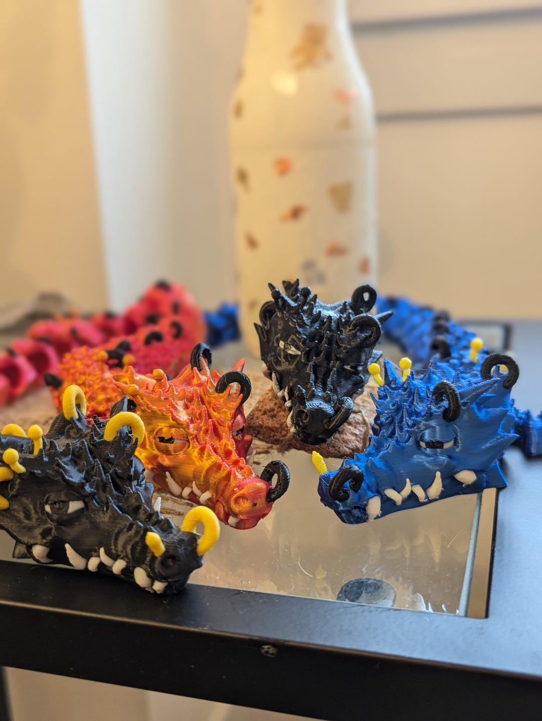 STL File | Articulated Dragon | Print in Place | No Support - Etsy