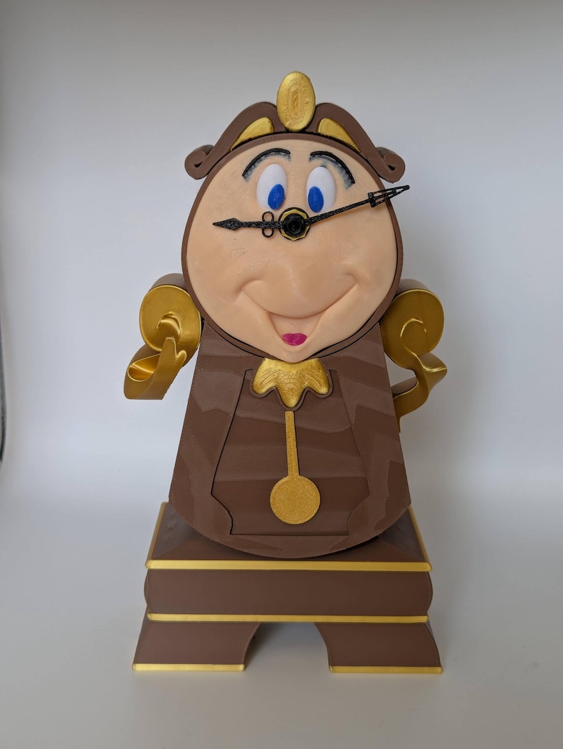 Beauty and the Beast STL File by Cogsworth | Magnetic Box | Decorative ...