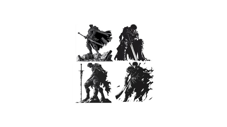 Berserk Digital File SVG for Laser Engraving, Custom Cutting, Berserk ...