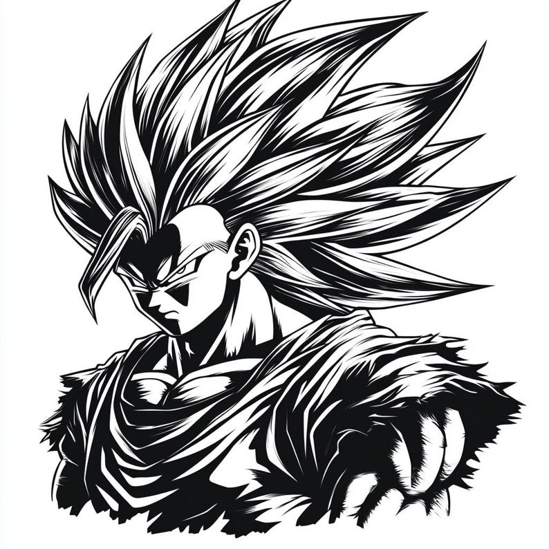 Archivos Sangoku SVG, pack de 4 imágenes, imágenes prediseñadas de ...