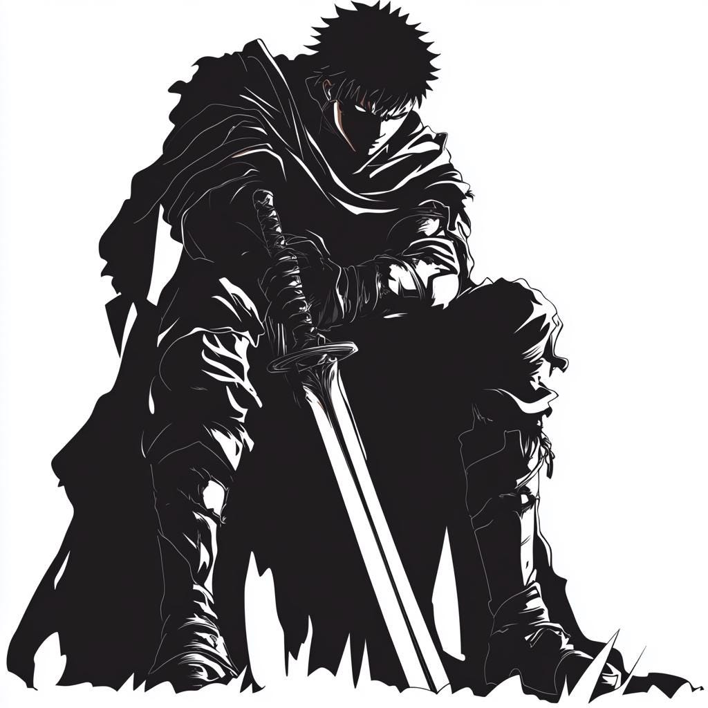 Berserk Digital File SVG for Laser Engraving, Custom Cutting, Berserk ...