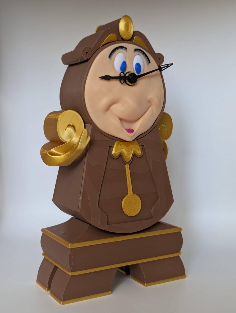 Beauty and the Beast STL File by Cogsworth | Magnetic Box | Decorative ...