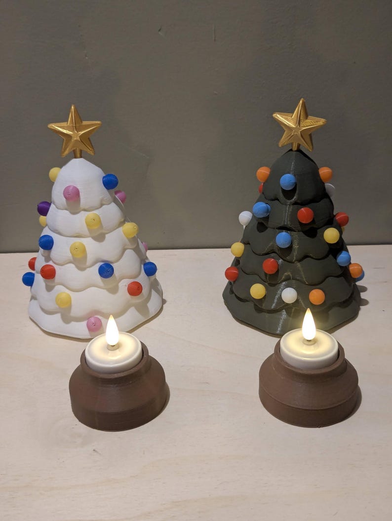 3D Printable STL Christmas Tree – LED Christmas Decoration ...