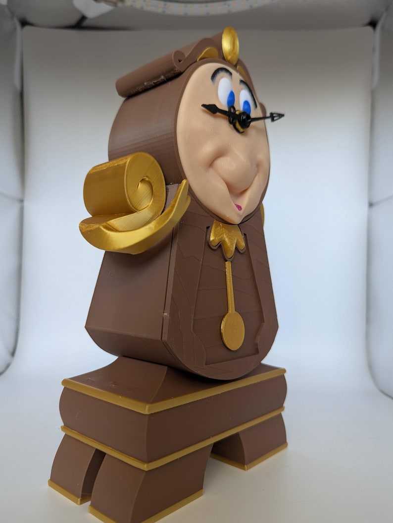 Beauty and the Beast STL File by Cogsworth | Magnetic Box | Decorative ...