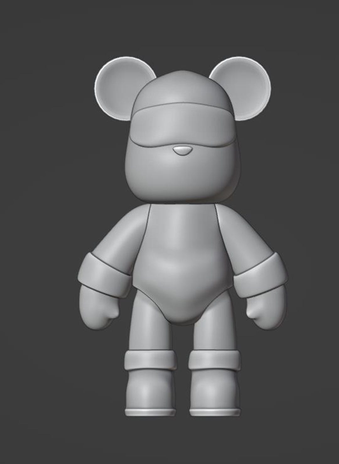 STL File | Moshi Bear Figurine | Three Variations for a Dynamic ...