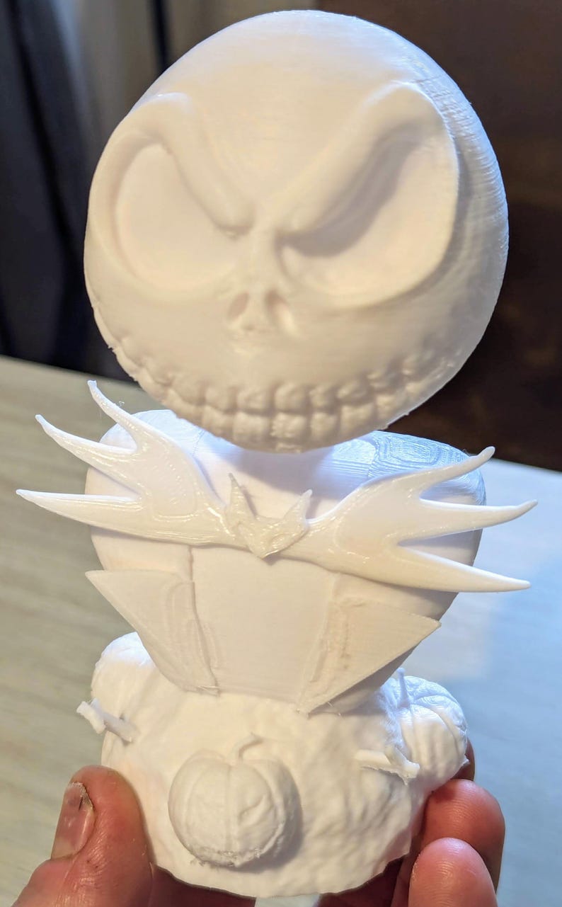 STL File Jack Skellington Fan Art | Creative Decoration for Your Home ...