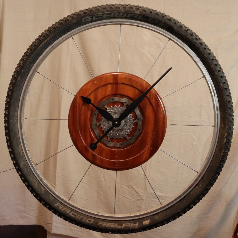 29-inch Solid African Mahogany Wheel Clock #MA-1 - Etsy