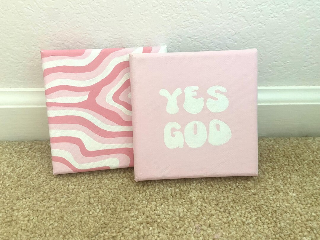 Yes God Mini Canvas Set - Etsy