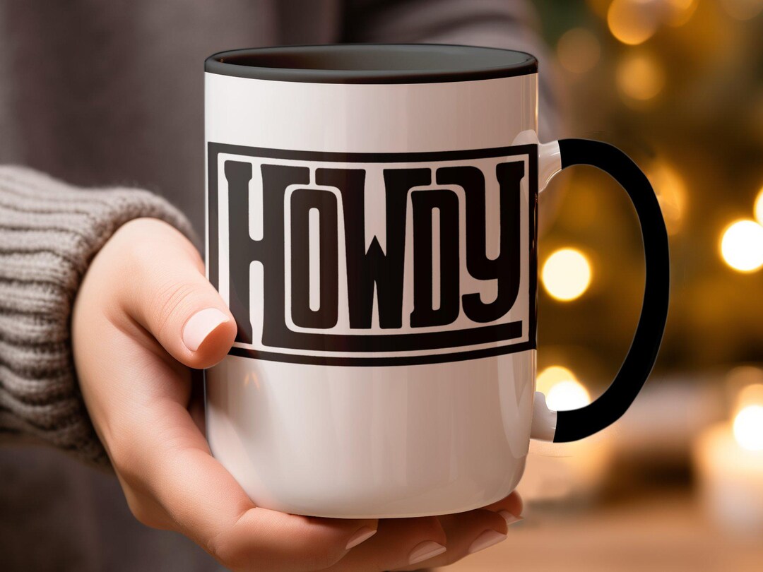 Howdy Mug – Western Cowboy Coffee Cup – Rustic Country Gift - Etsy