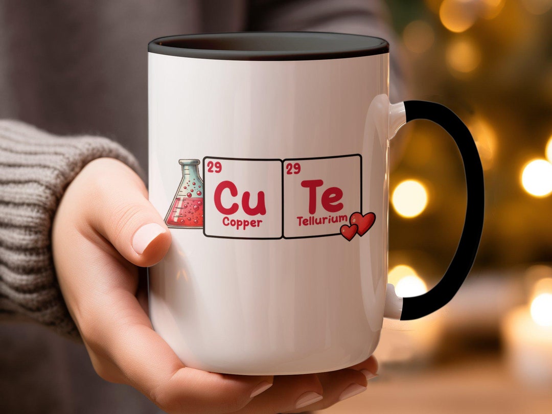 Periodic Table Mug, Cute Chemistry Elements Mug, Science Lover Gift ...